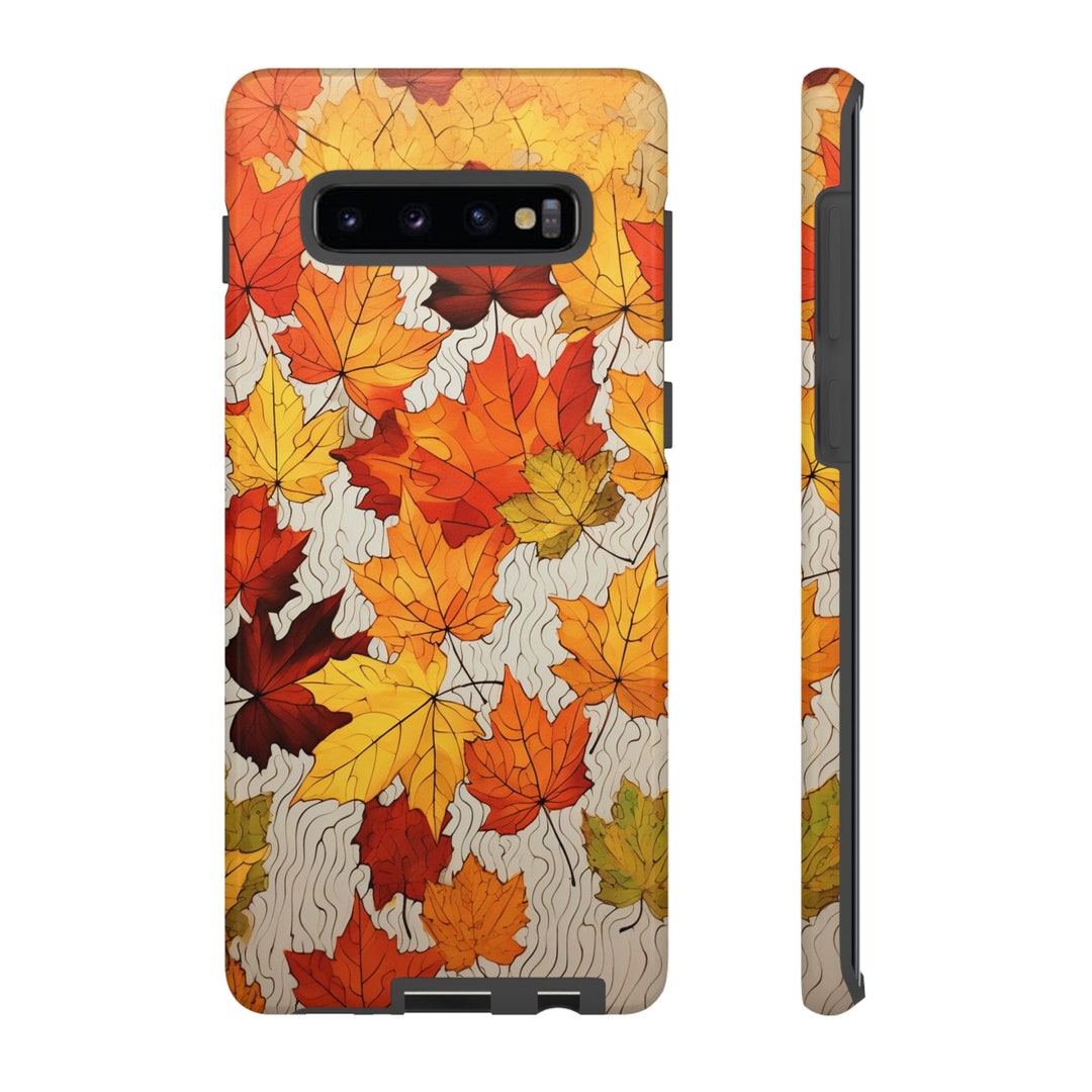 Autumn Leaves Phone Cover Fall Colors Phone Case Rustic - Etsy