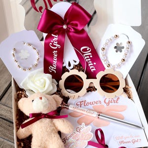 Flower Girl Gift Set, Flower Girl Proposal, Flower Girl Jewelry, Will ...