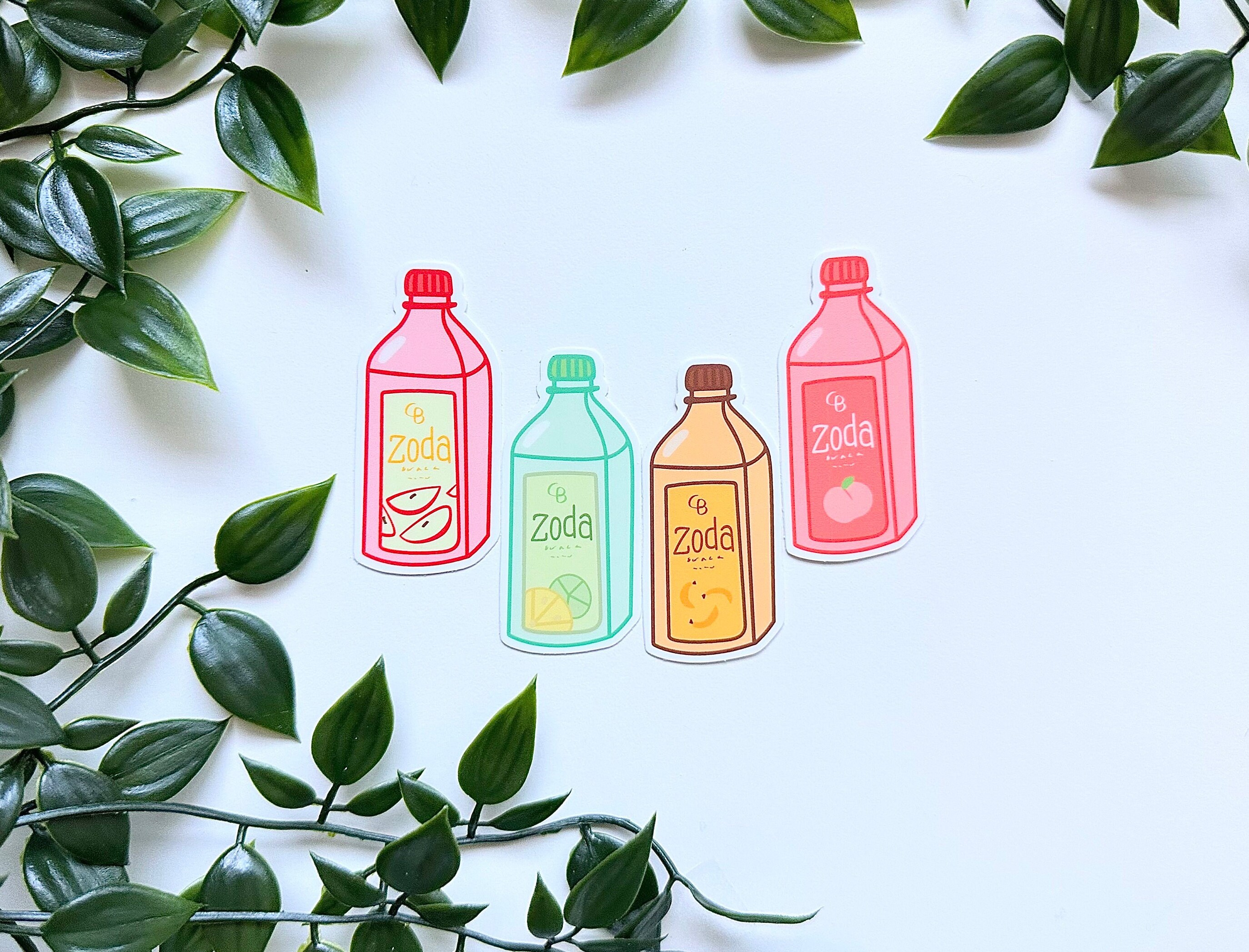 Vinyl Stickers Cute Food Stickers Water Bottle Sticker Car Decals ...