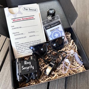 Ring Security Box, Ring Security Gift, Ring Bearer Proposal, Ring ...
