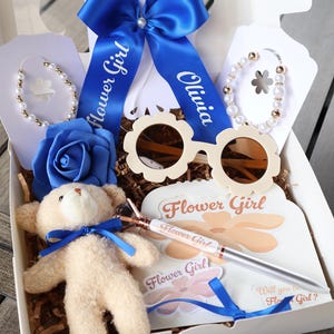 Flower Girl Gift Set, Flower Girl Proposal, Flower Girl Jewelry, Will ...
