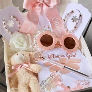 Flower Girl Gift Set, Flower Girl Proposal, Flower Girl Jewelry, Will ...