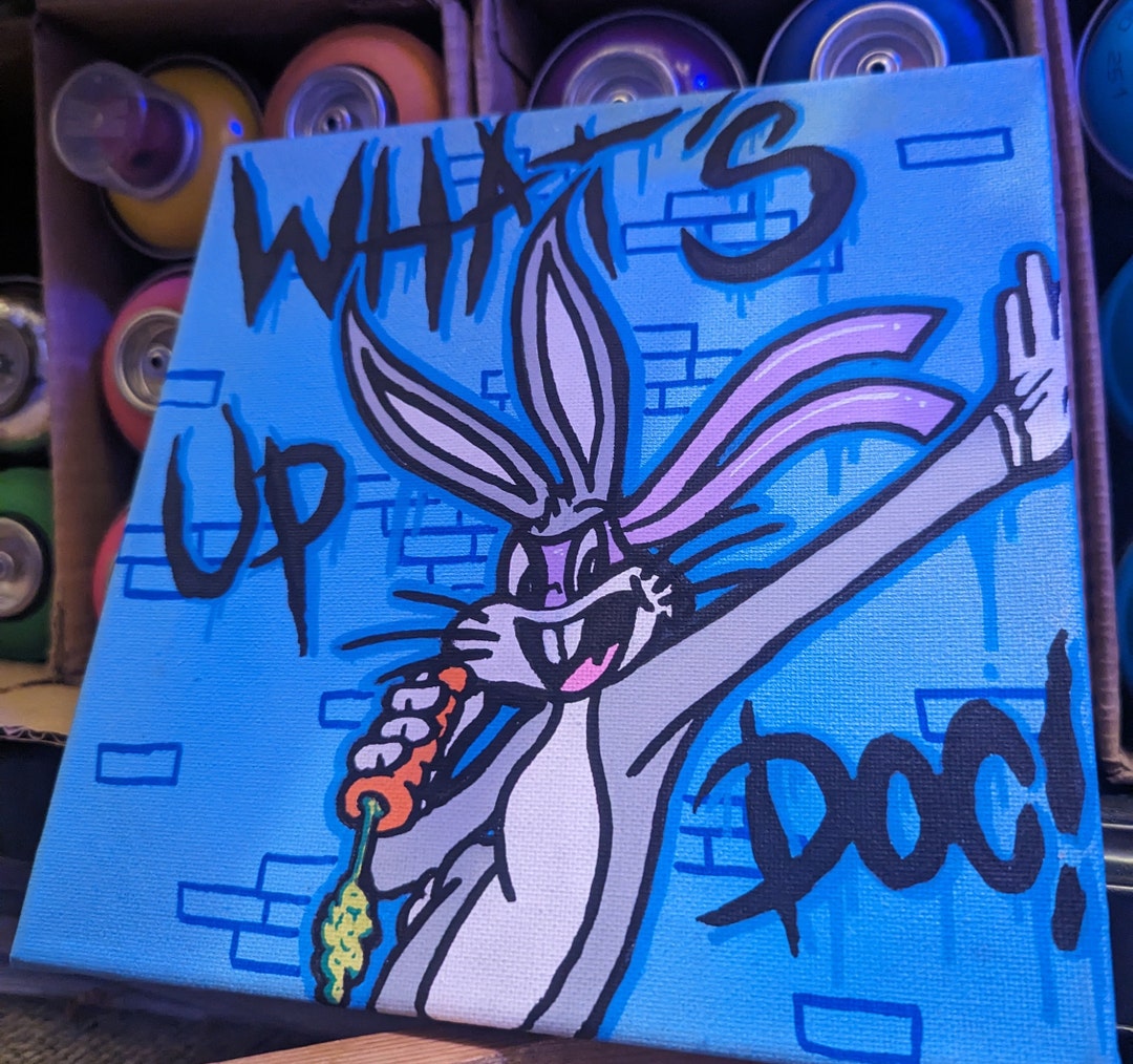 20cm X 20cm Bugs Bunny what's up Doc Asuek - Etsy