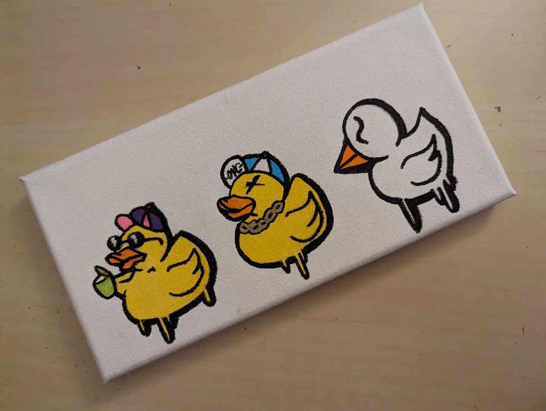 Graffiti / Street Art, 20cm X 10cm Duck Duck Goose Asuek Original ...