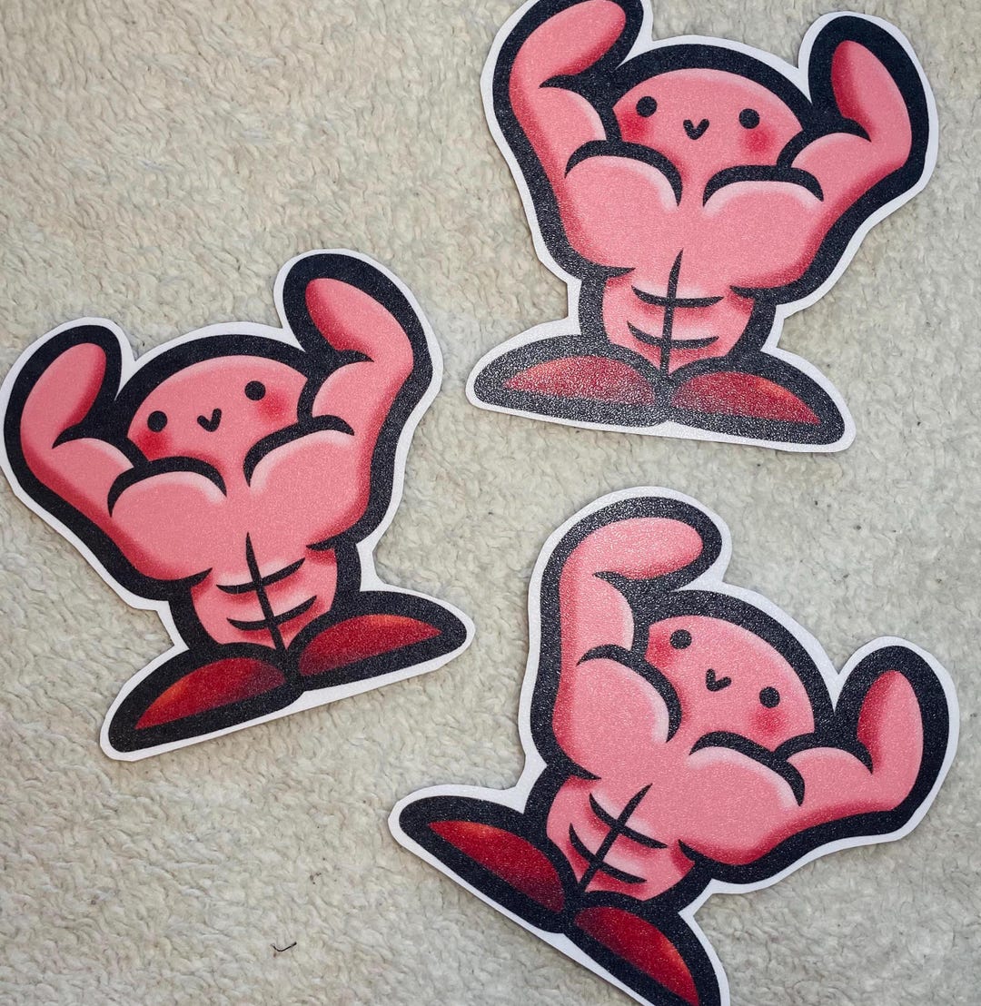 Buff Kirby-inspired 3 X 3 Inch Hand-cut Sticker - Etsy