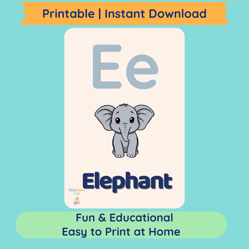 Montessori Alphabet Flashcards for Toddlers | ABC Tracing Chart ...