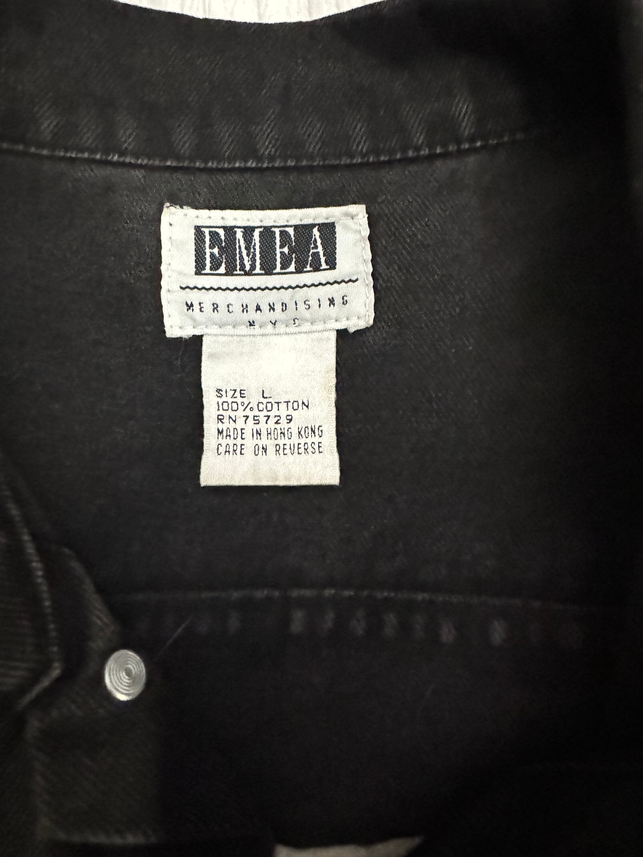 The Doors, Jim Morrison, Vintage 1990s, Rare, Embroidered Black Denim ...