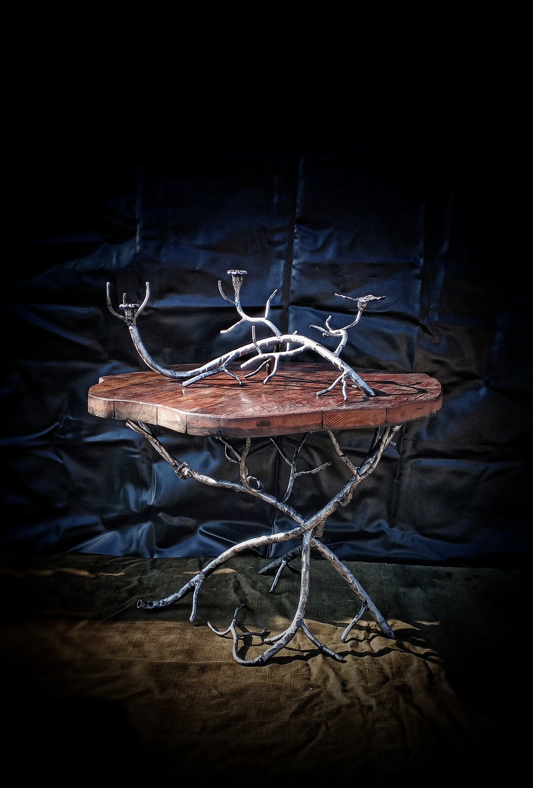 Coffee Table Roots Table Iron Table Wrought Iron Forging - Etsy