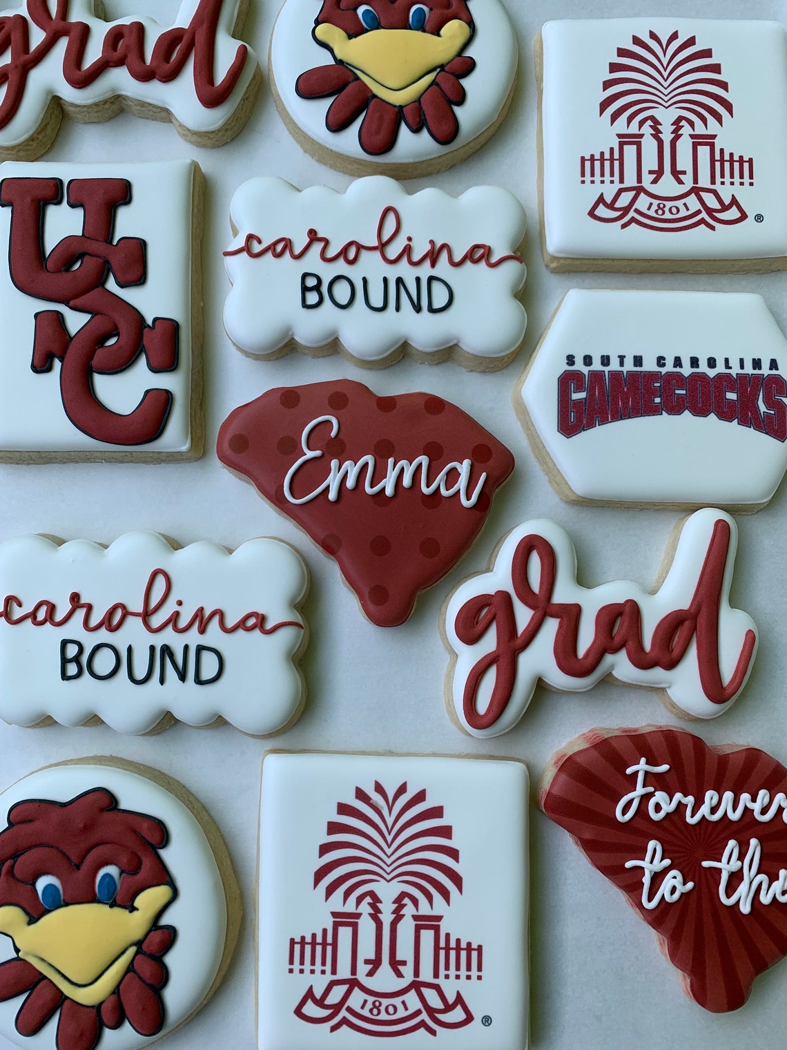 2 Dozen USC Graduation Cookies - Etsy