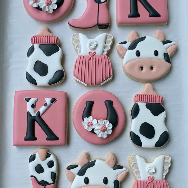 Cow Cookies - Etsy