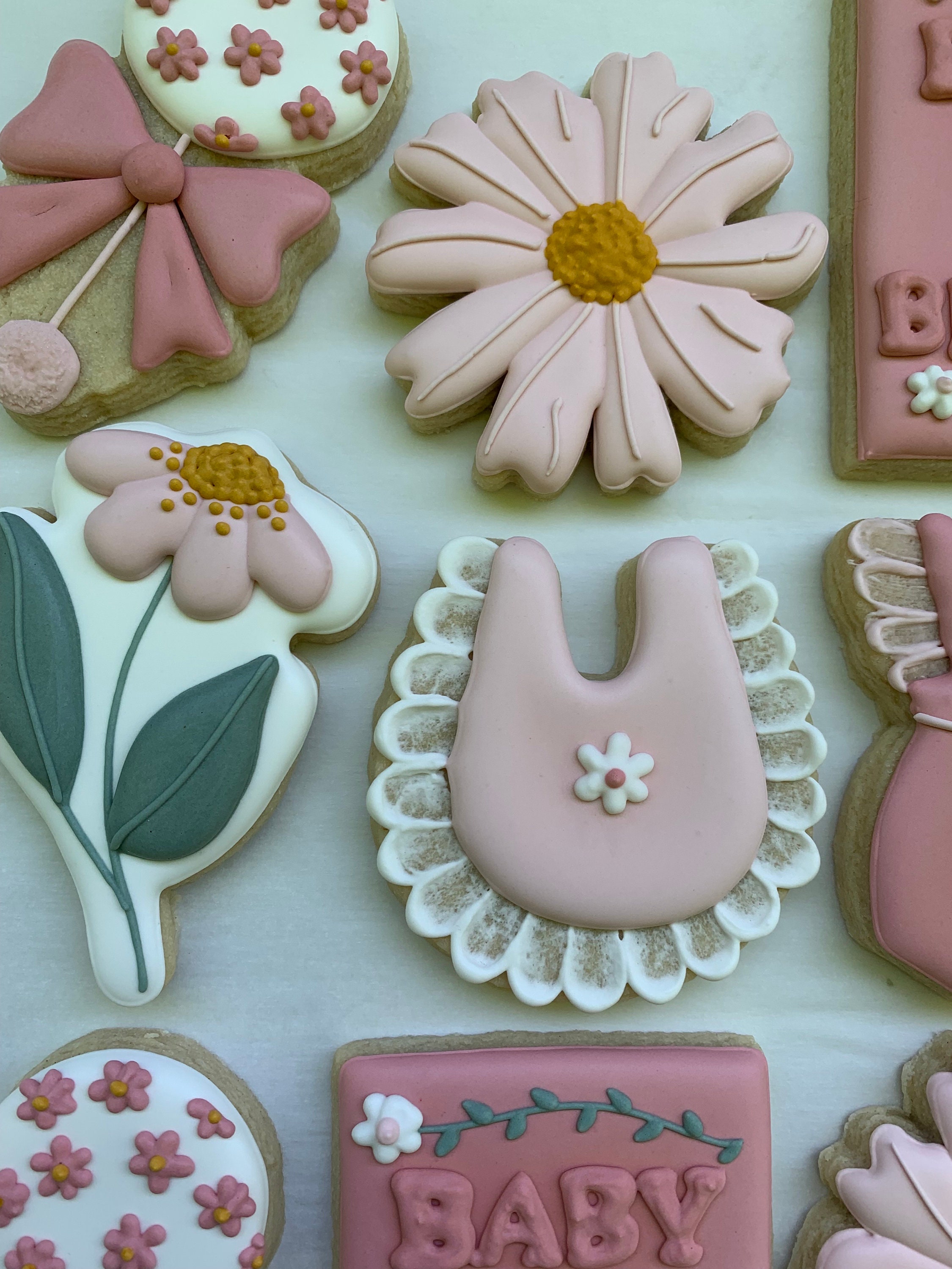 Baby in Bloom Baby Shower Cookies - Etsy