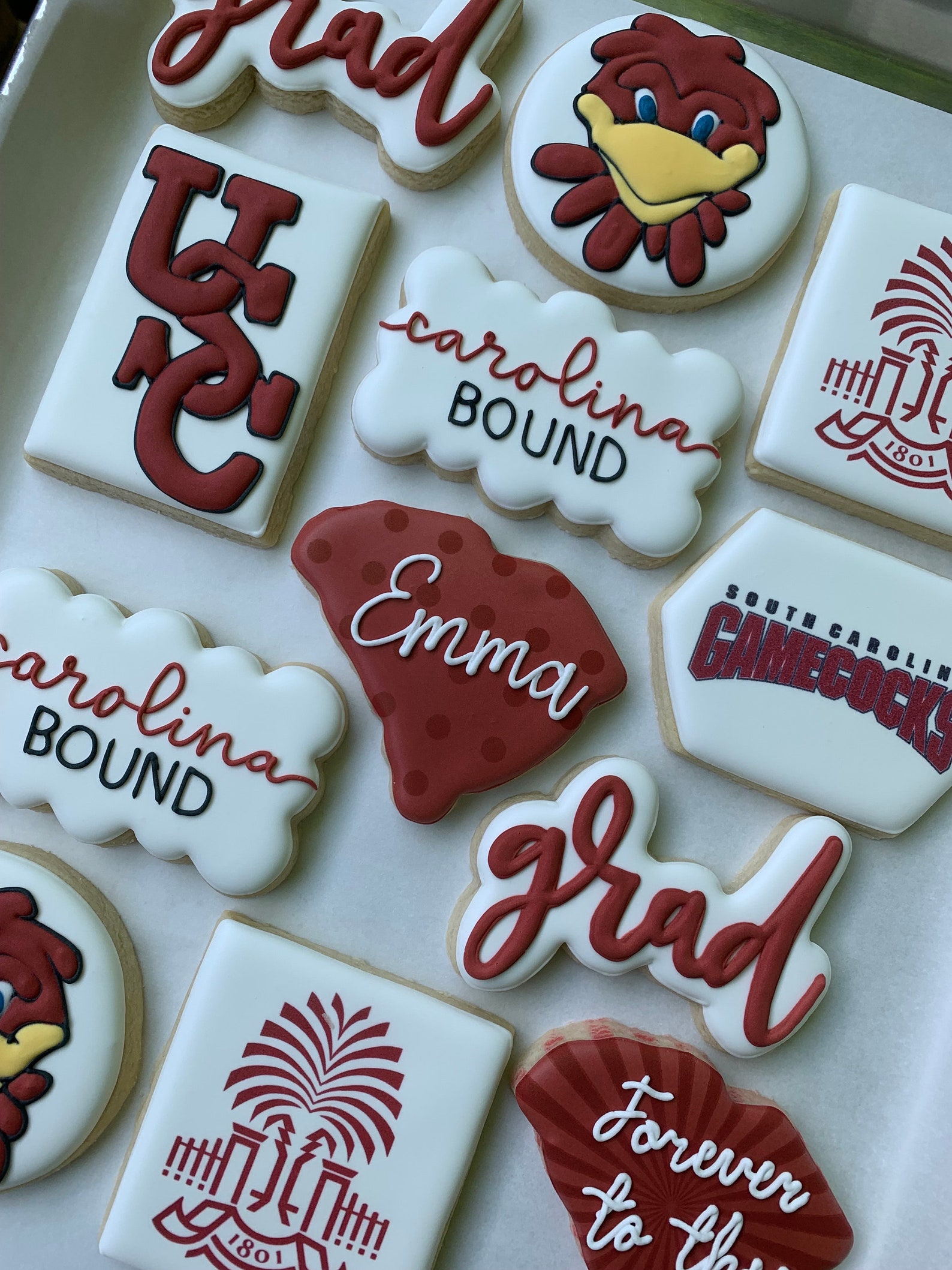 2 Dozen USC Graduation Cookies - Etsy