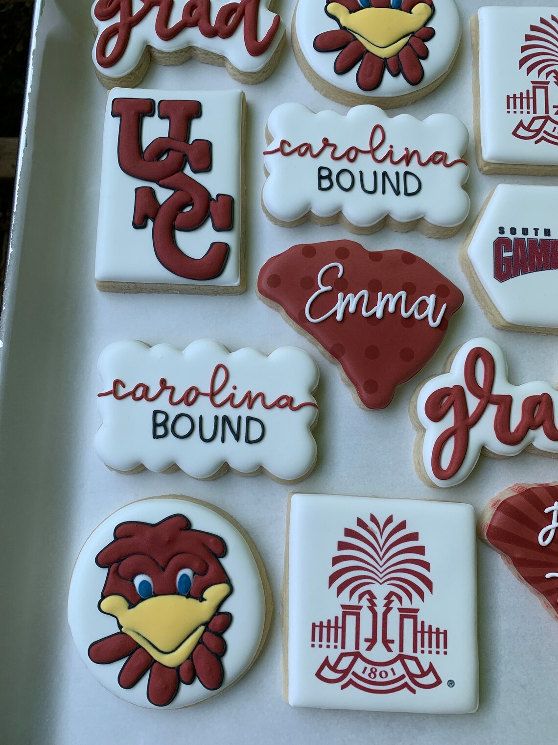 2 Dozen USC Graduation Cookies - Etsy