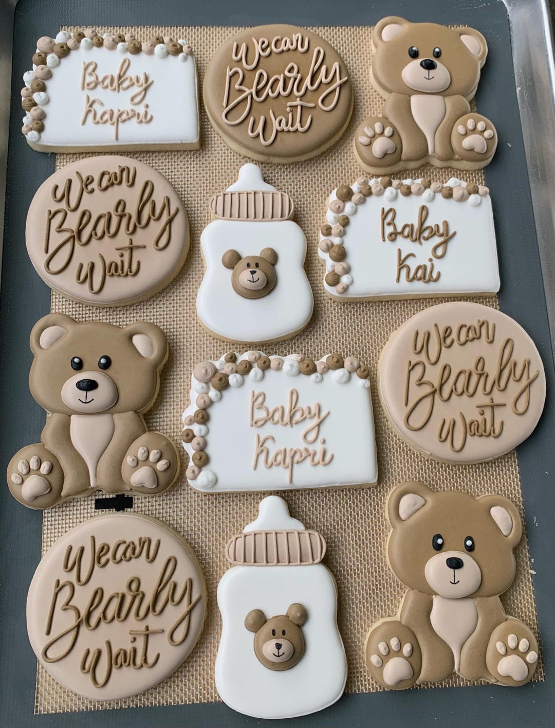 2 Dozen We Can Bearly Wait Baby Shower Cookies - Etsy