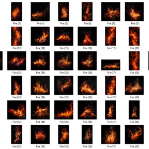 146 4k Fire Overlays Mega Bundle - Enhance Your Edits - Photoshop ...