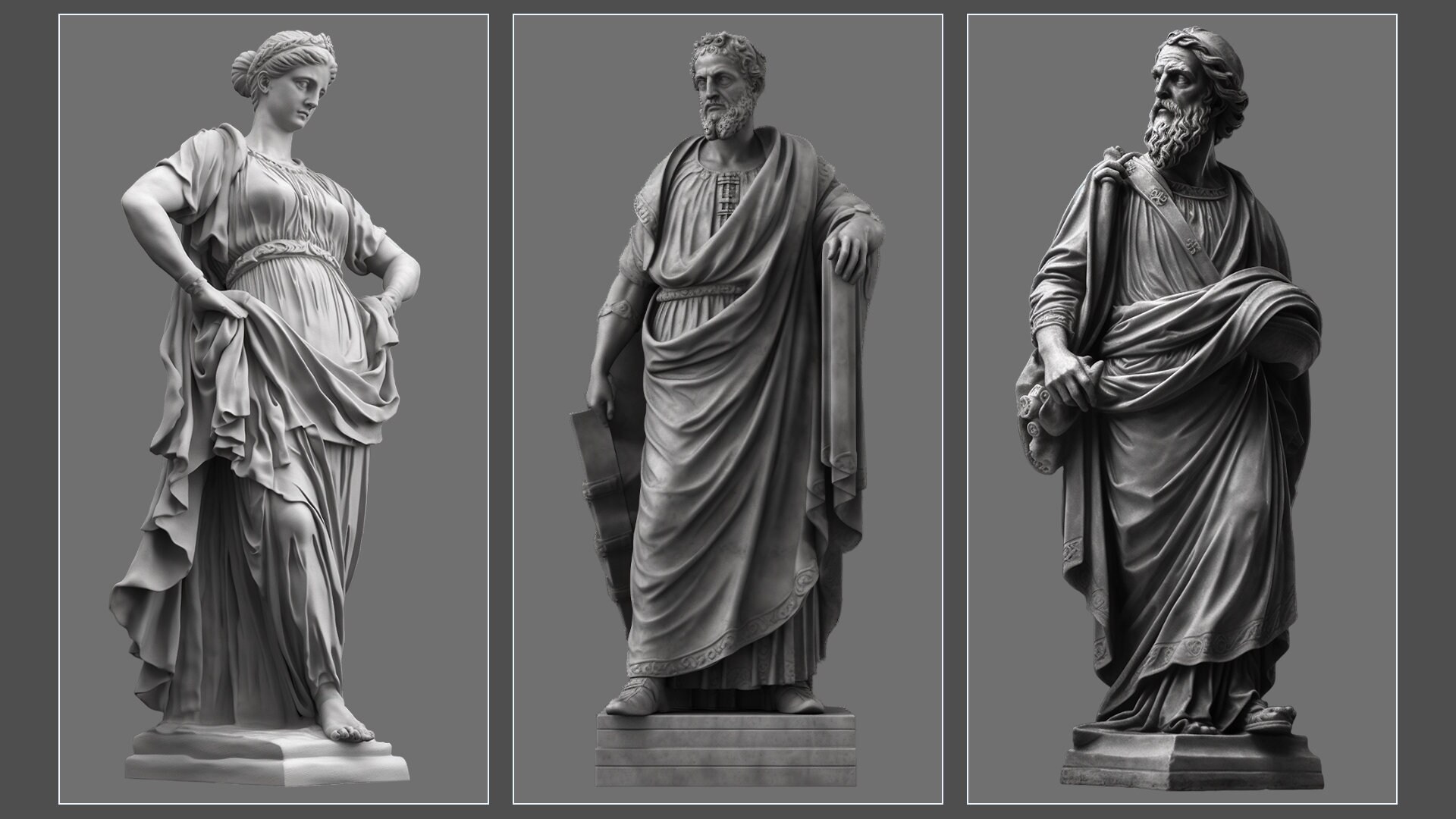 144 5k Statues Overlays Mega Bundle - Enhance Your Edits - Photoshop ...
