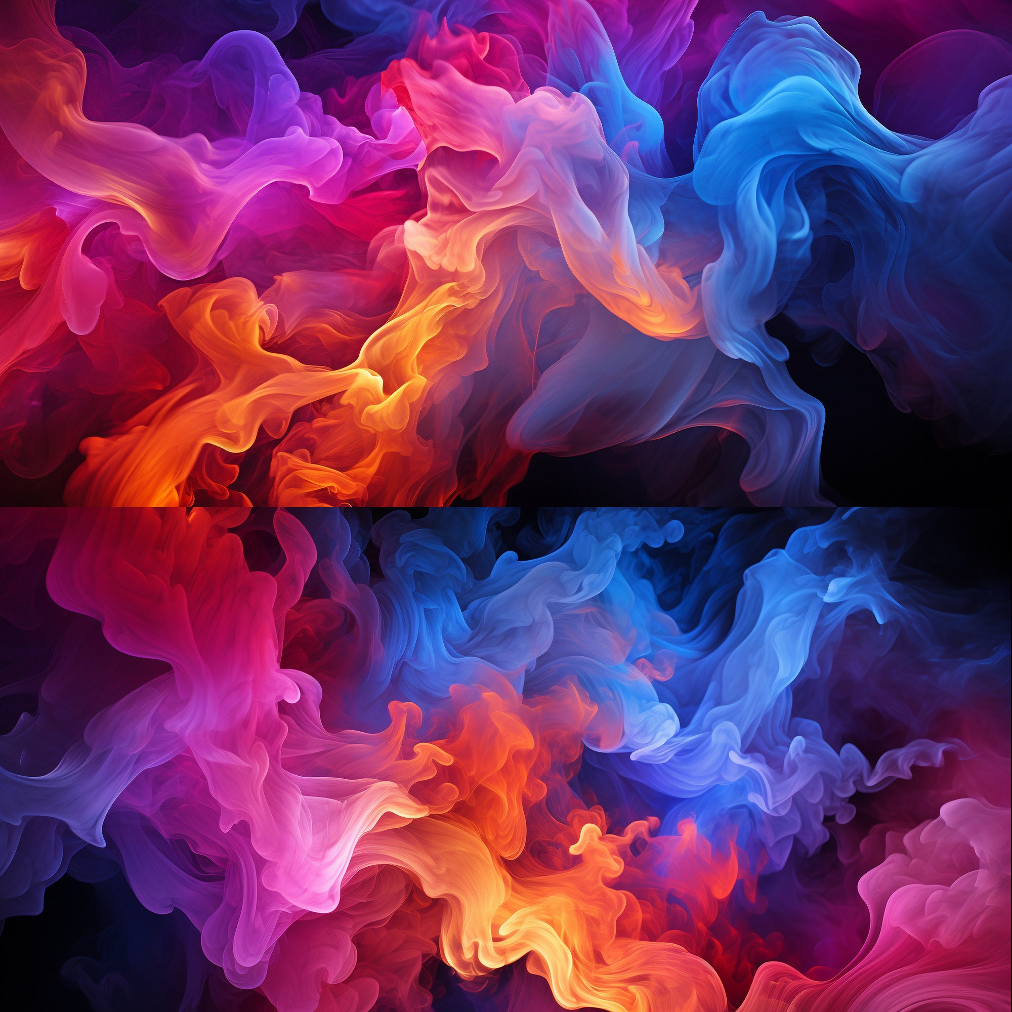 100 4K 5K Colorful Smoke Overlays Mega Bundle - Enhance Your Edits ...