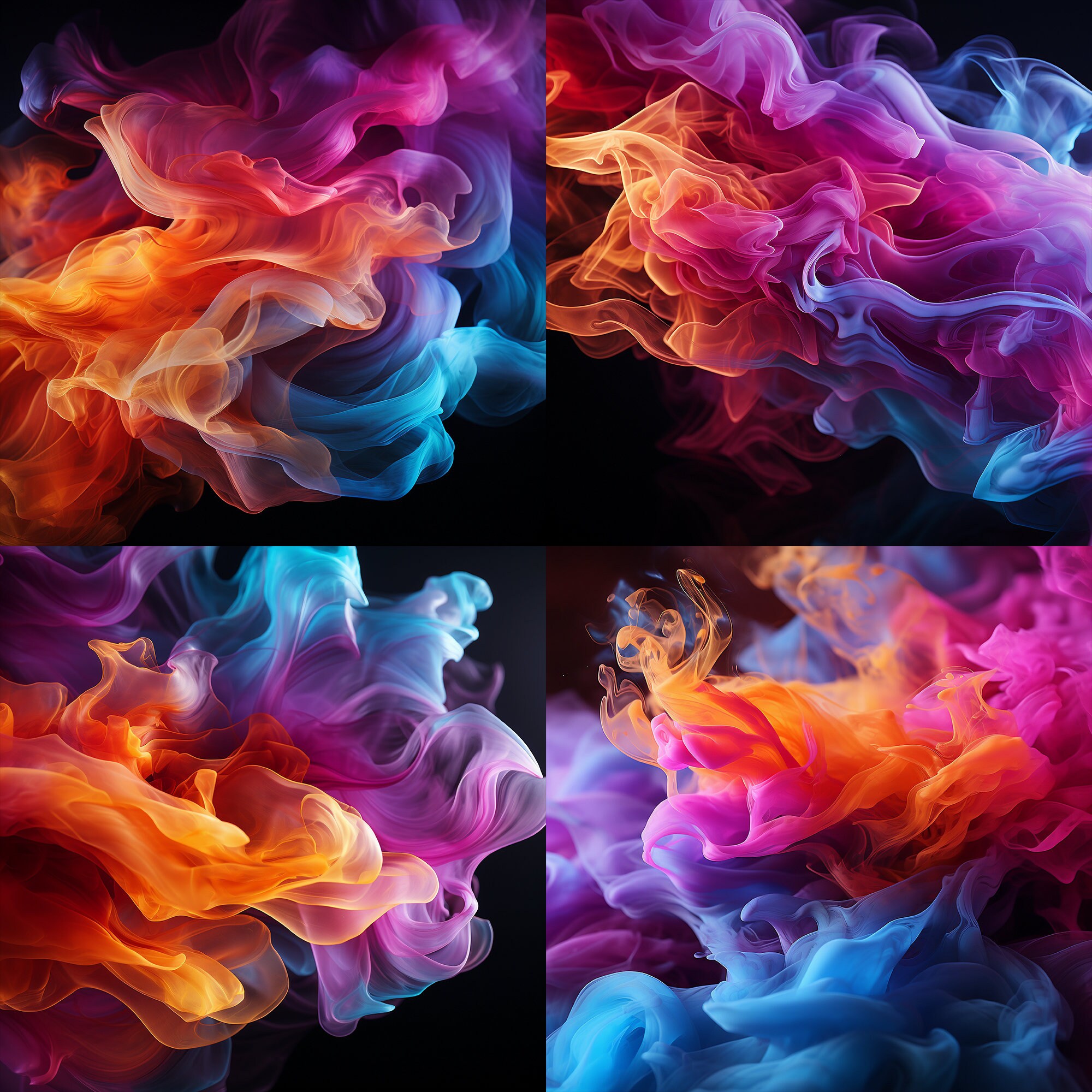 100 4K 5K Colorful Smoke Overlays Mega Bundle - Enhance Your Edits ...