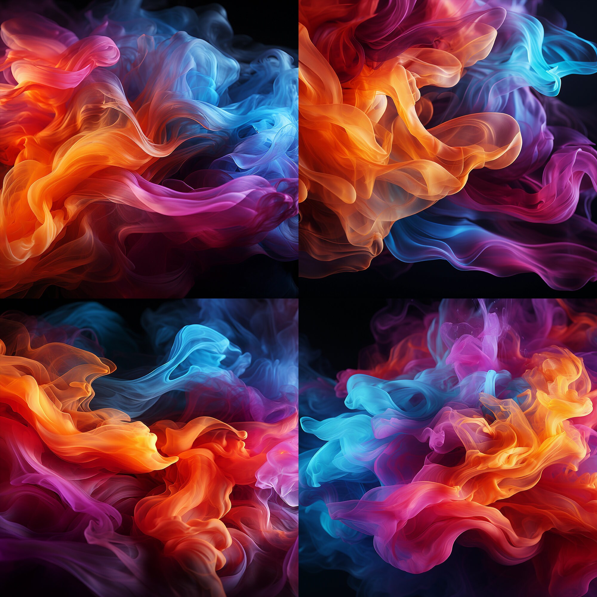 100 4K 5K Colorful Smoke Overlays Mega Bundle - Enhance Your Edits ...