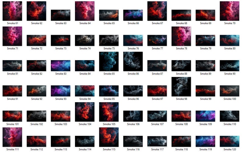 150 4k Smoke Overlays Mega Bundle Enhance Your Edits Photoshop Overlays ...