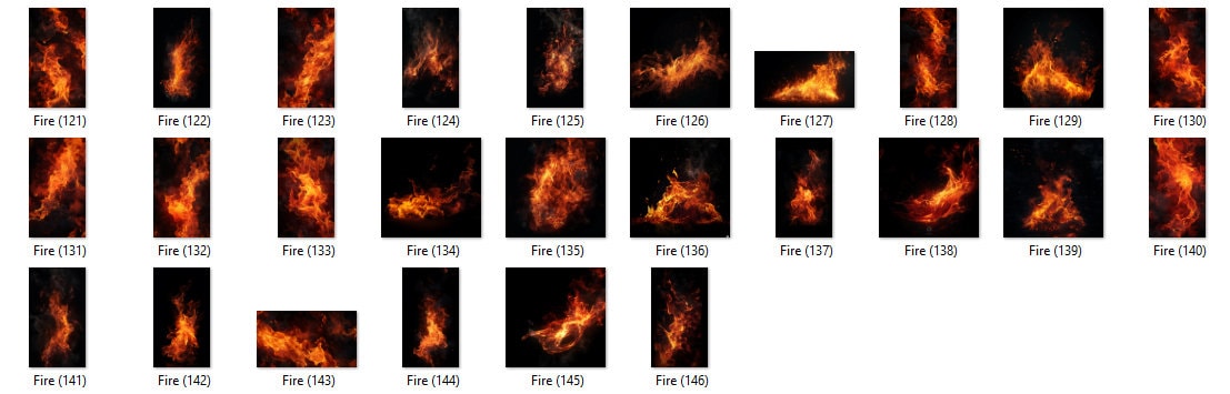 146 4k Fire Overlays Mega Bundle - Enhance Your Edits - Photoshop ...
