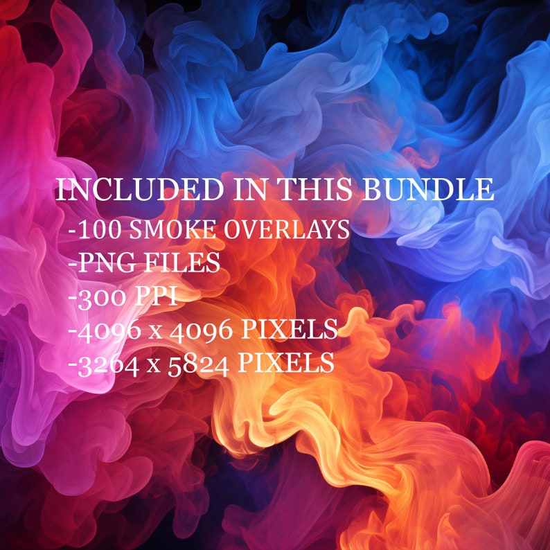 100 4K 5K Colorful Smoke Overlays Mega Bundle - Enhance Your Edits ...