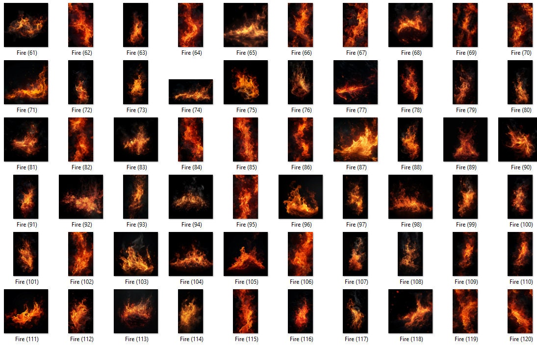 146 4k Fire Overlays Mega Bundle - Enhance Your Edits - Photoshop ...