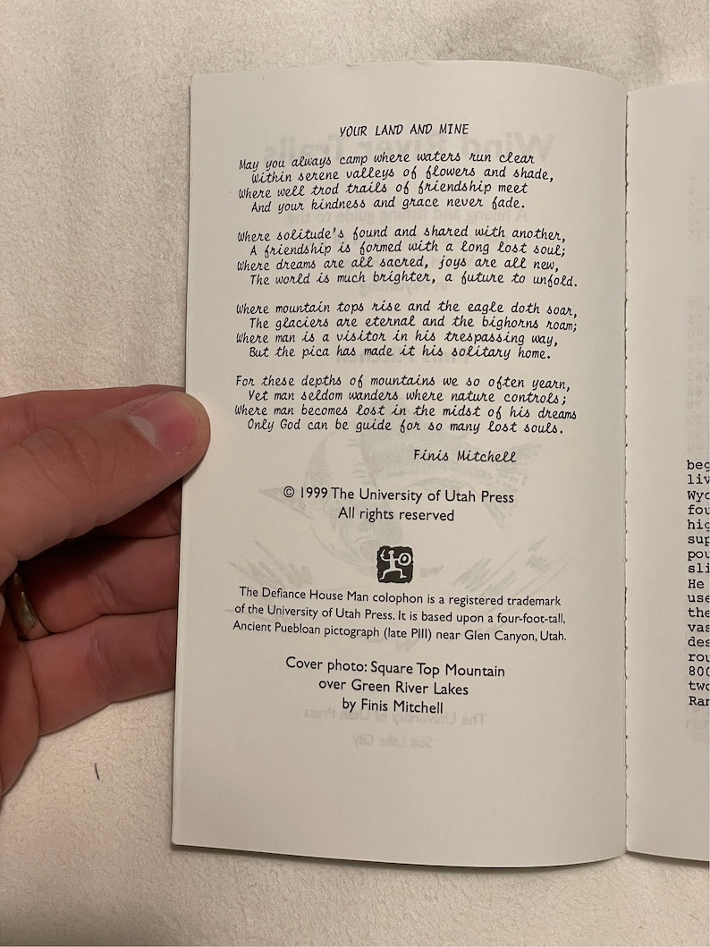 Wind River Trails by Finis Mitchell (1999) - Etsy