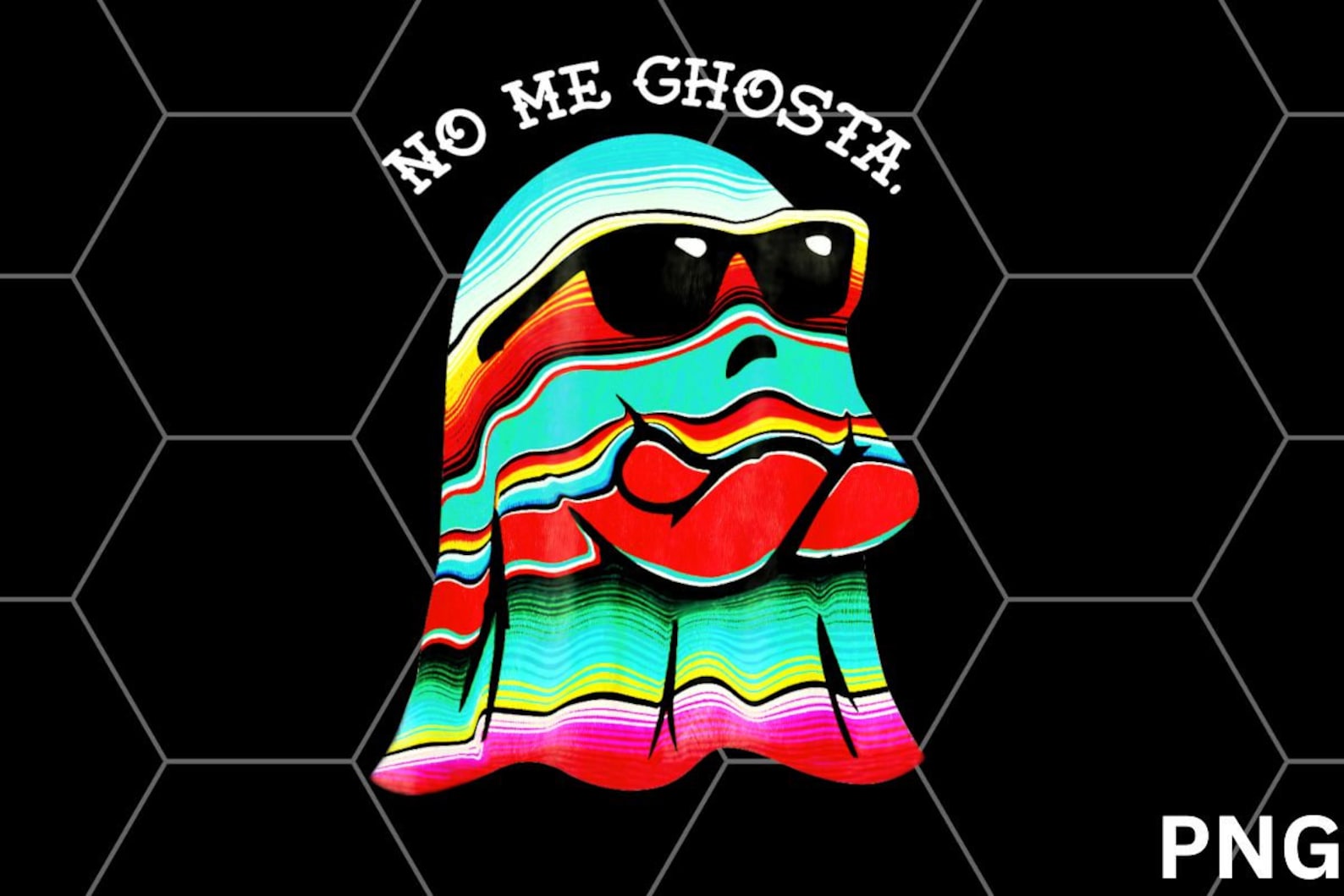 No Me Ghosta Funny Mexican Halloween Ghost Png - Etsy