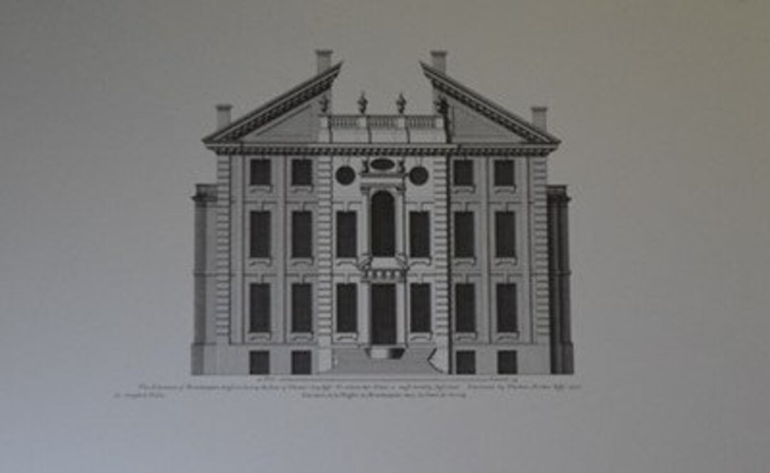 B&W Architectural Facade Montegue House on Great Russell Street in ...