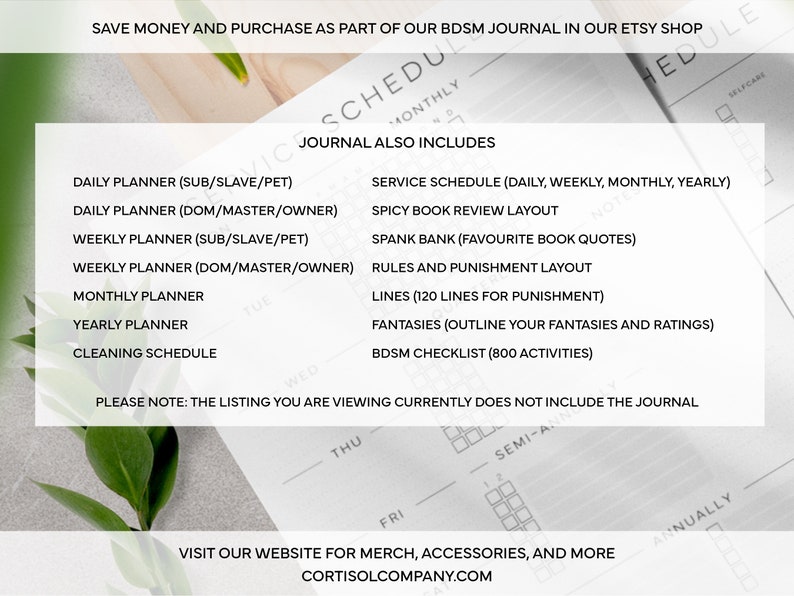 BDSM Checklist - Modern Edition - Etsy