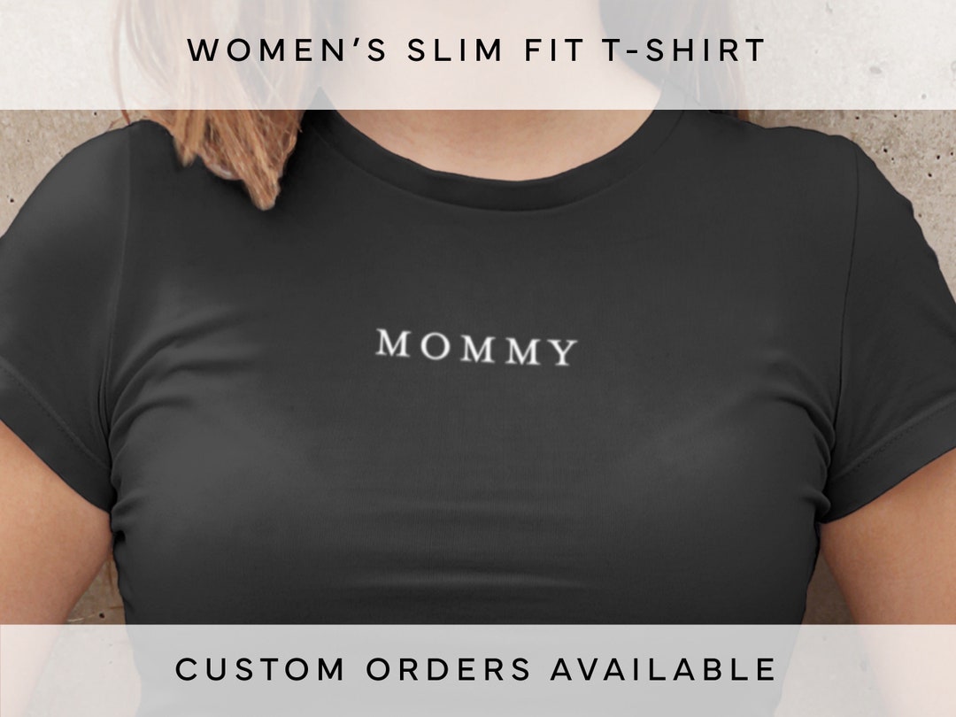 Mommy Dominant Title Collection Dom Apparel Women's Slim Fit T-shirt - Etsy