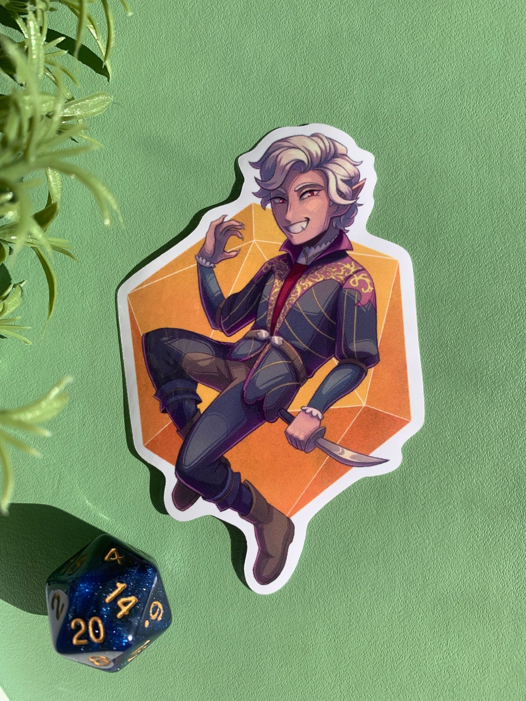 Astarion Vinyl Sticker | Astarion Die Cut Sticker | Baldur's Gate 3 ...