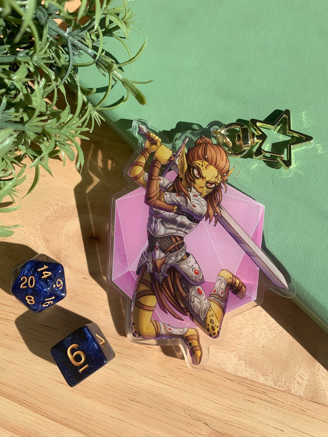 Double-sided Lae'zel Acrylic Keychain | Lae'zel Acrylic Charm | Baldur ...