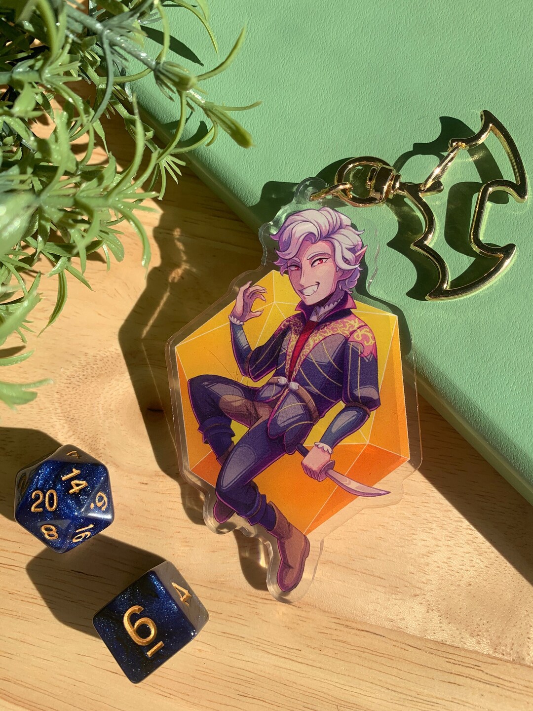 Double-sided Astarion Acrylic Keychain | Astarion Acrylic Charm ...