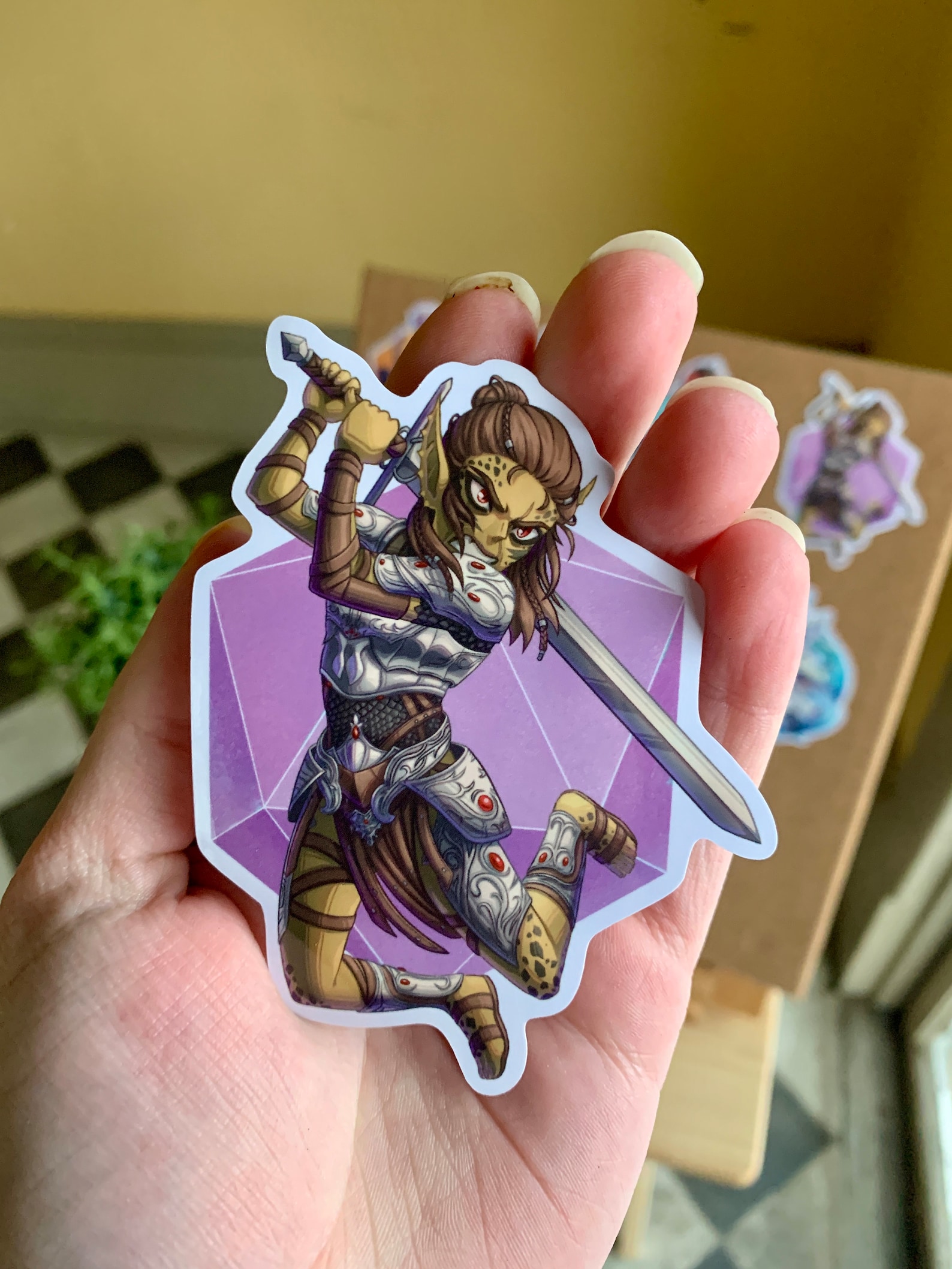 Lae'zel Vinyl Sticker Lae'zel Die Cut Sticker Baldur's Gate 3 Merch BG3 ...