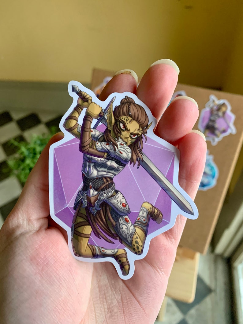 Lae'zel Vinyl Sticker Lae'zel Die Cut Sticker Baldur's Gate 3 Merch BG3 ...