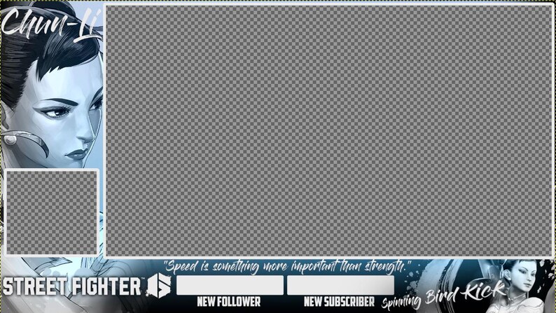 Chun-li Street Fighter 6 Overlay - Etsy