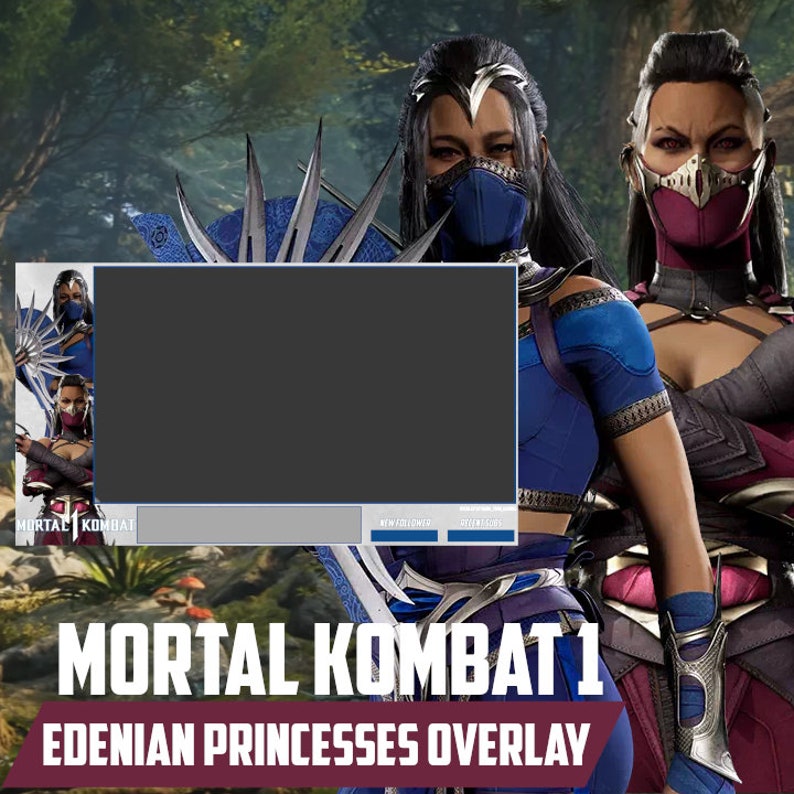 Kitana & Mileena Mortal Kombat 1 Edenian Princesses Overlay - Etsy