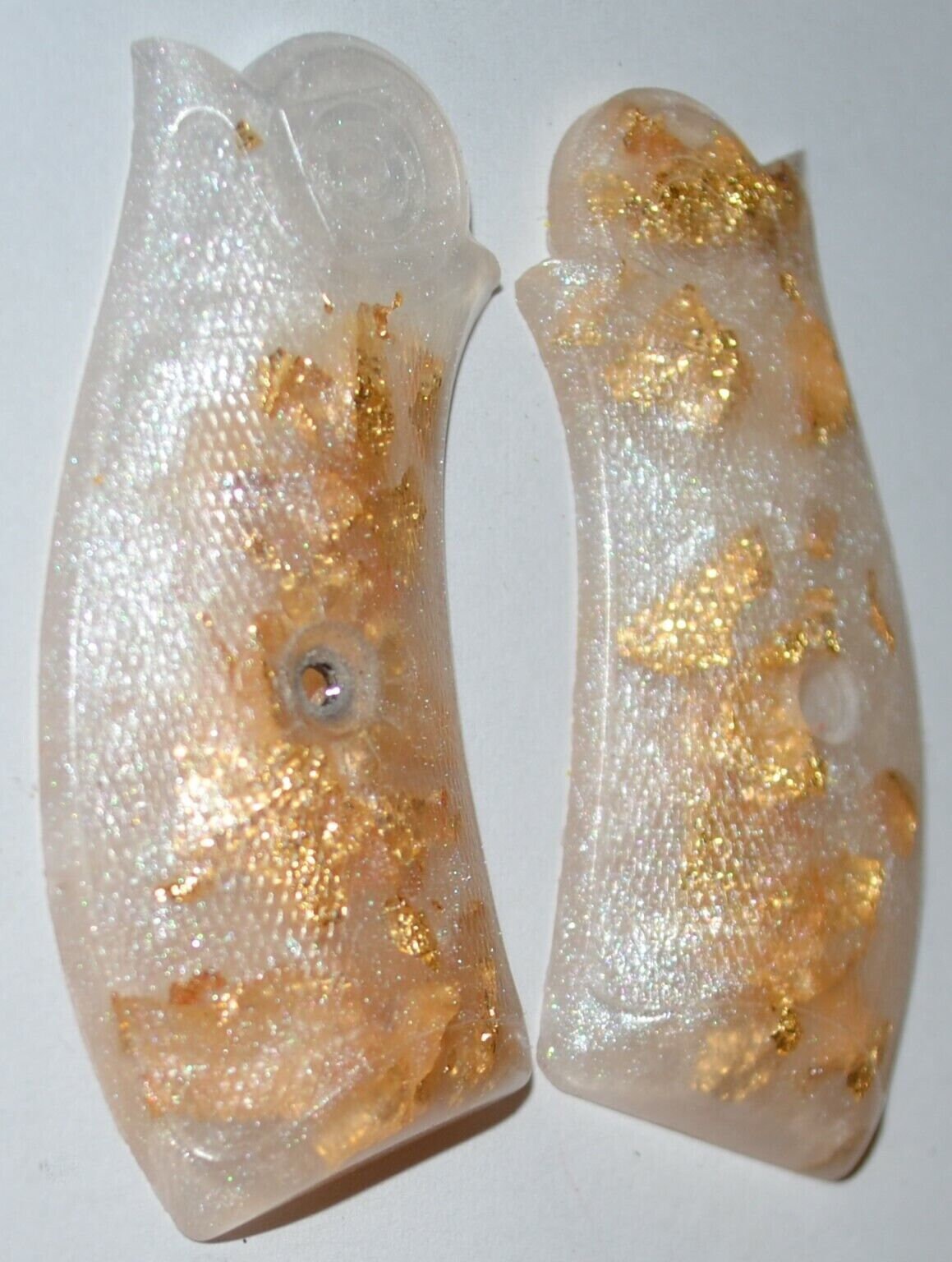 H&R Top Break Pistol Grips Small Frame Pearl With Gold Leaf - Etsy