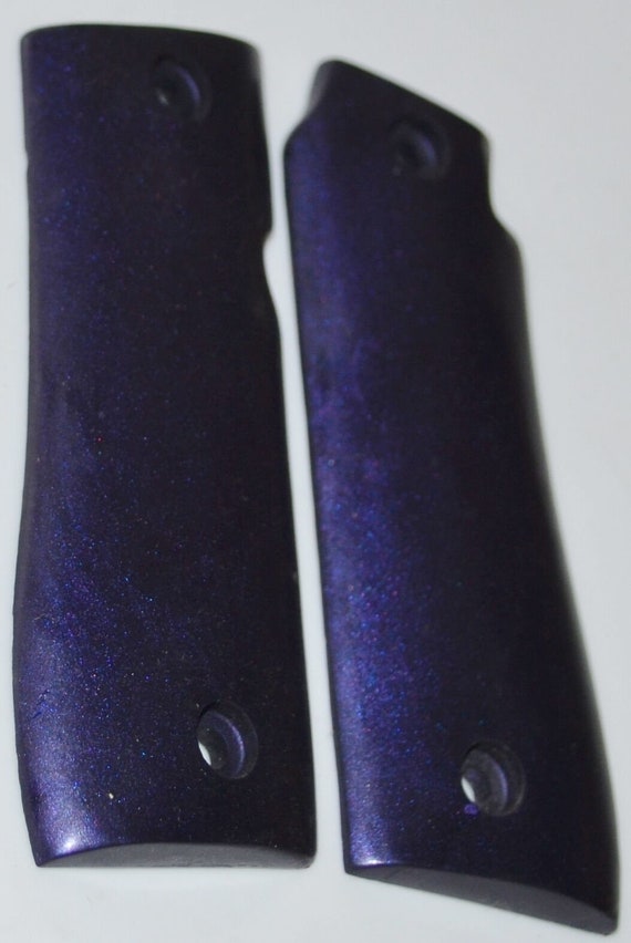 Colt Government .380 ACP pistol grips shimmer violet … - Gem