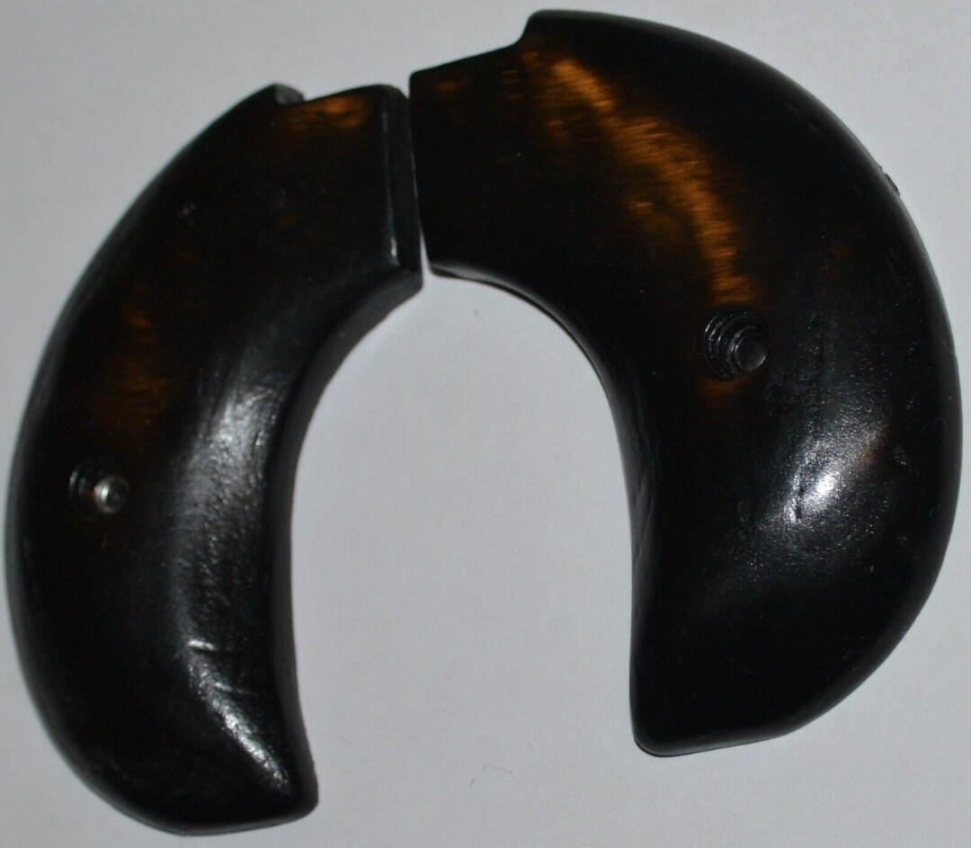 Heritage Rough Rider Birdshead Pistol Grips Jet Black Plastic With ...