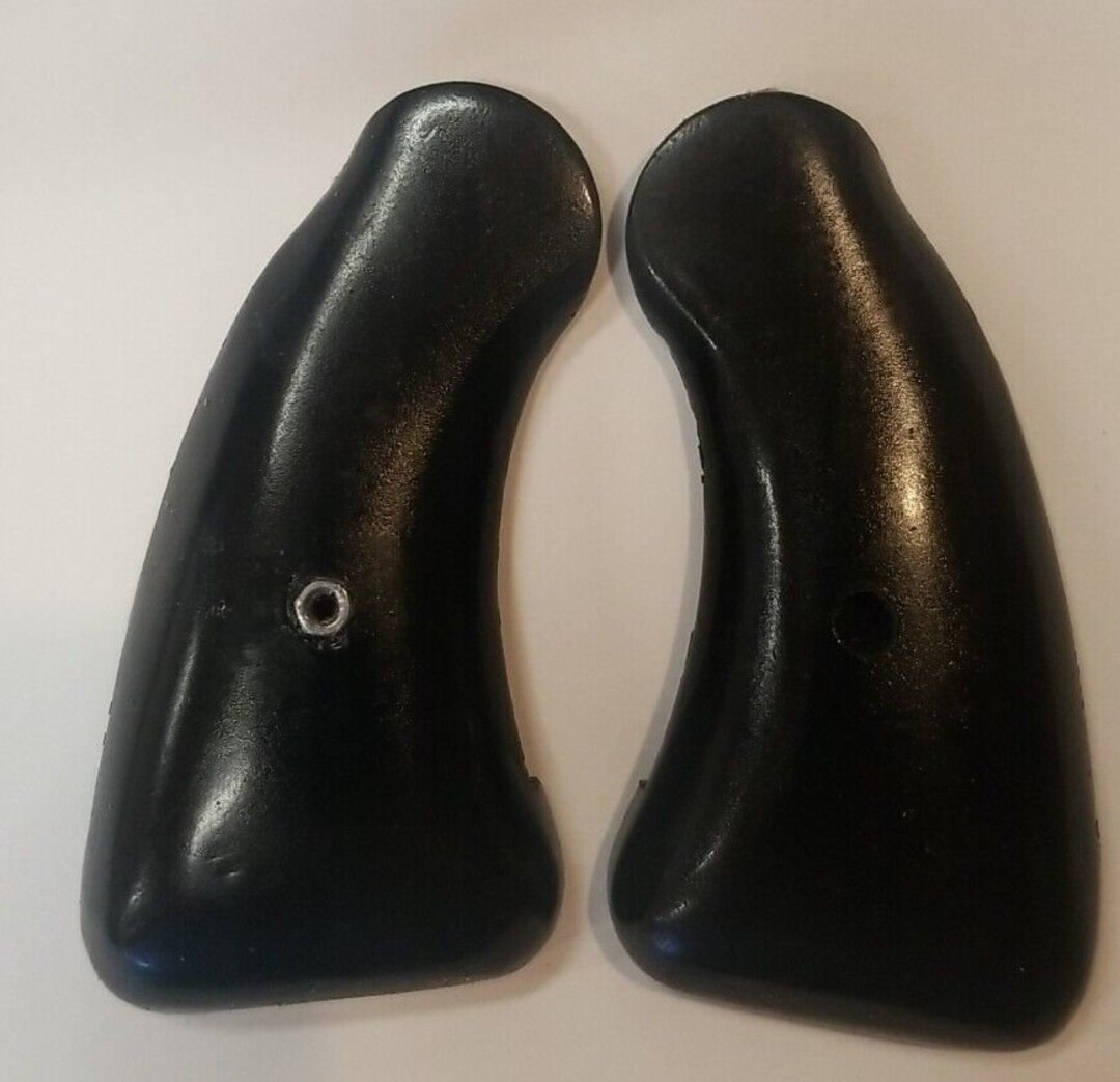 Colt Detective Pistol Grips Smooth Black Plastic With Screw - Etsy