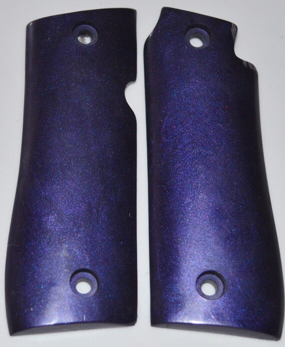 Colt Government .380 ACP pistol grips shimmer violet … - Gem