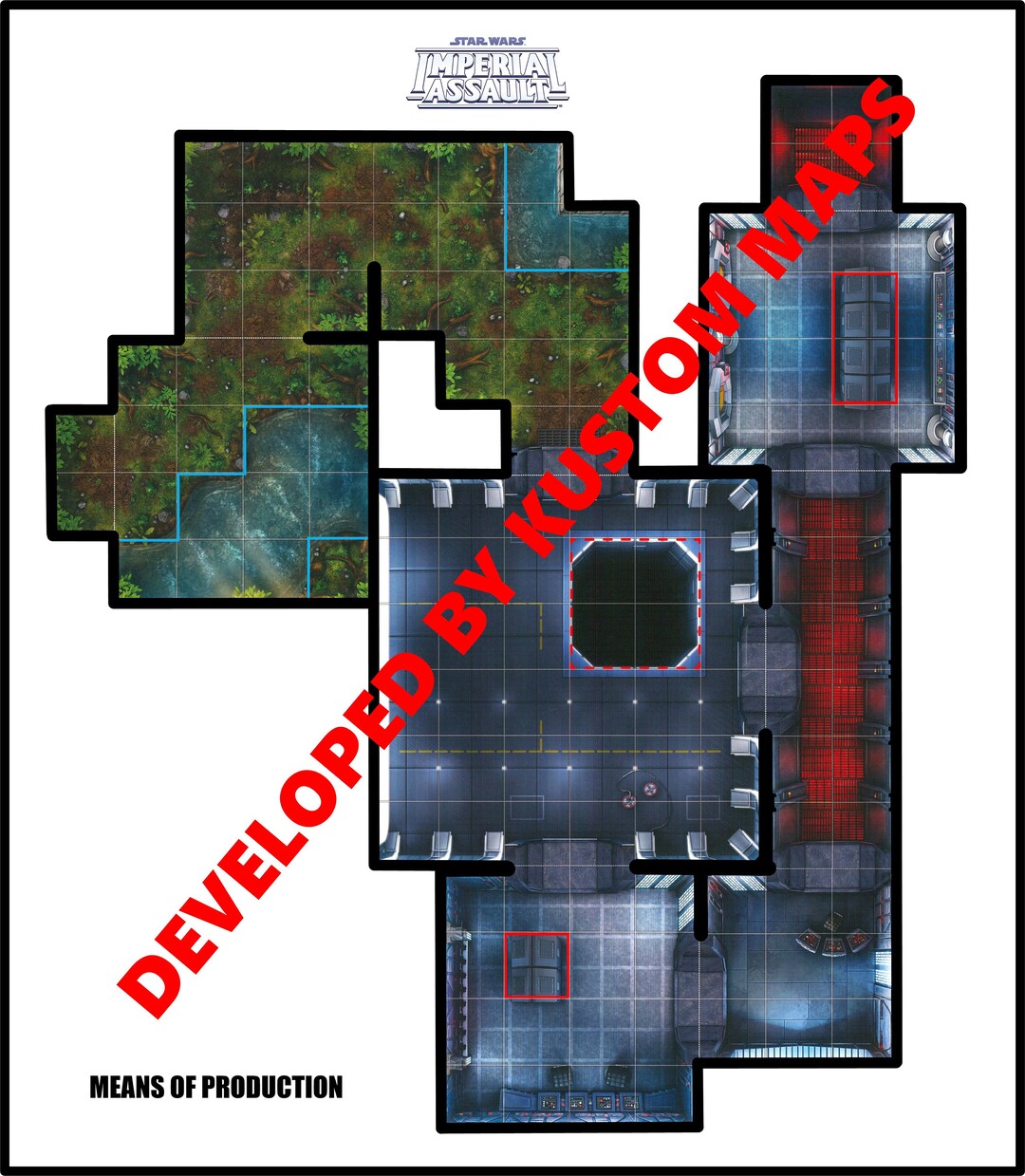 MEANS OF PRODUCTION Campaign Map for Imperial Assault Core Set. - Etsy