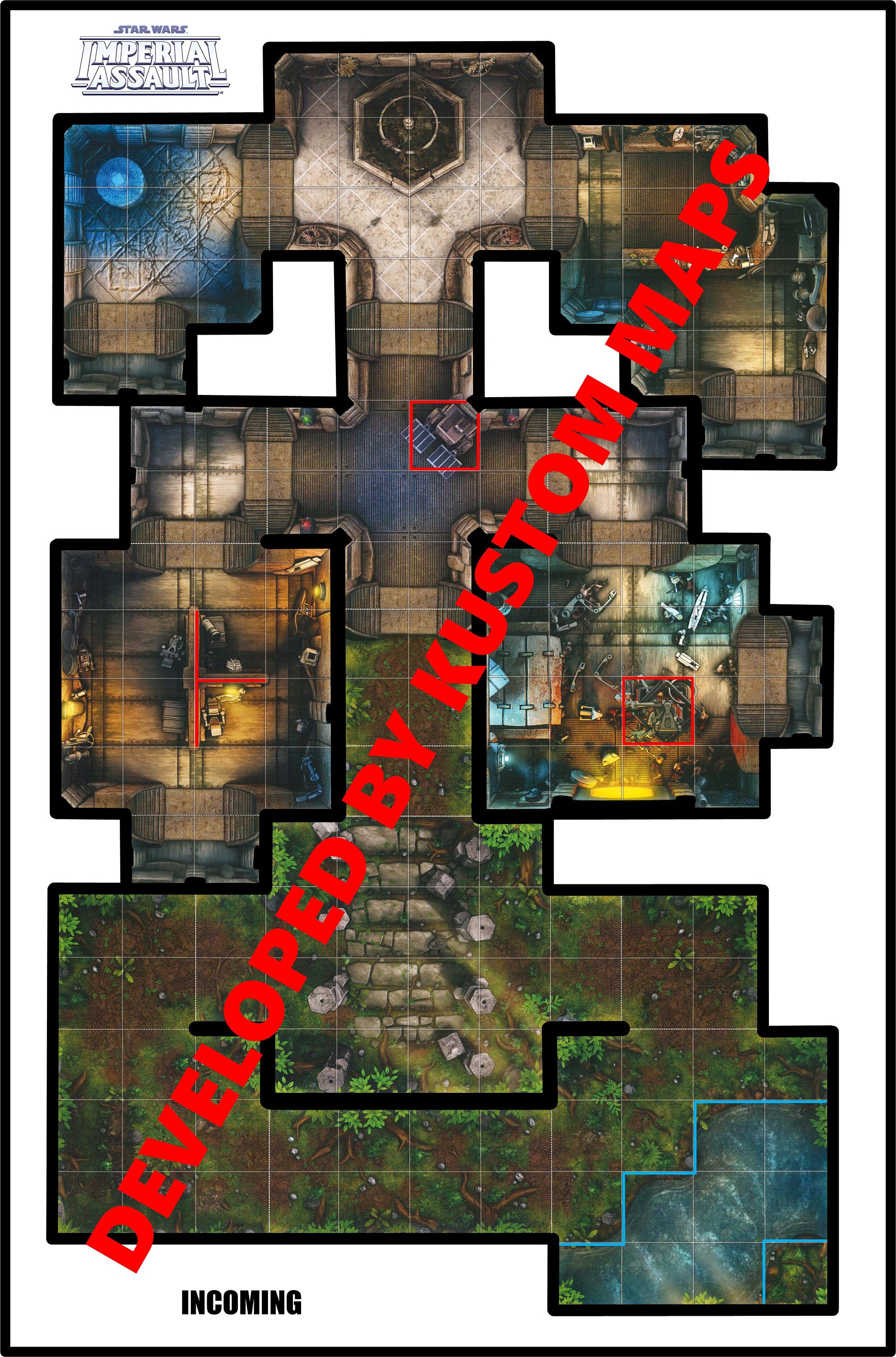 INCOMING Campaign Map for Imperial Assault Core Set. - Etsy