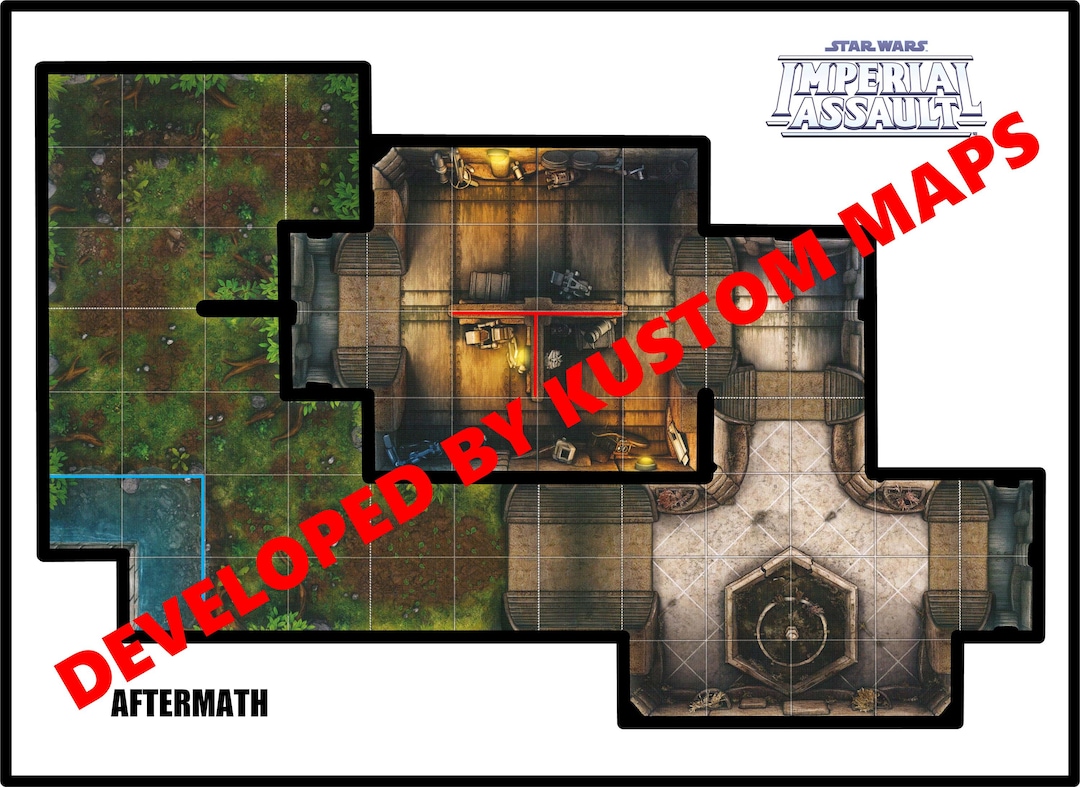 AFTERMATH Campaign Map for Imperial Assault Core Set. - Etsy