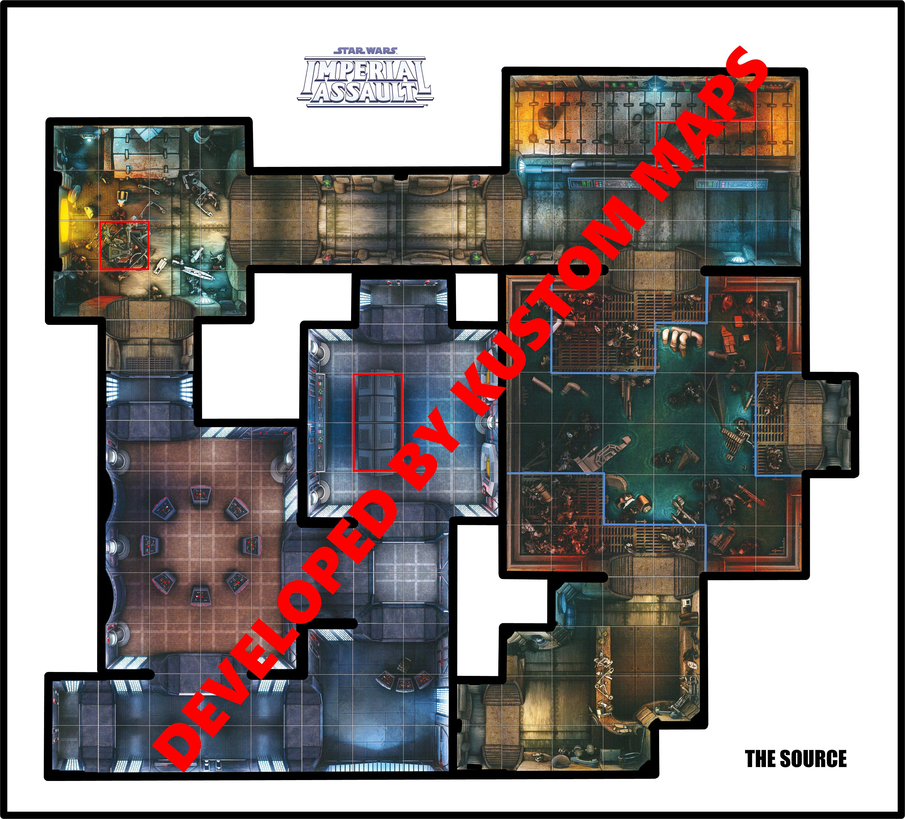 THE SOURCE Campaign Map for Imperial Assault Core Set. - Etsy