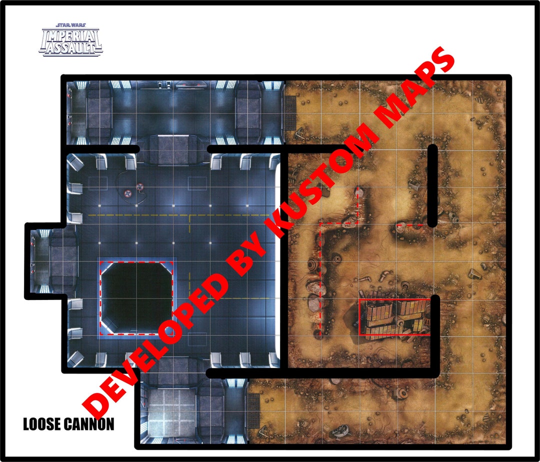 LOOSE CANNON Campaign Map for Imperial Assault Core Set. - Etsy