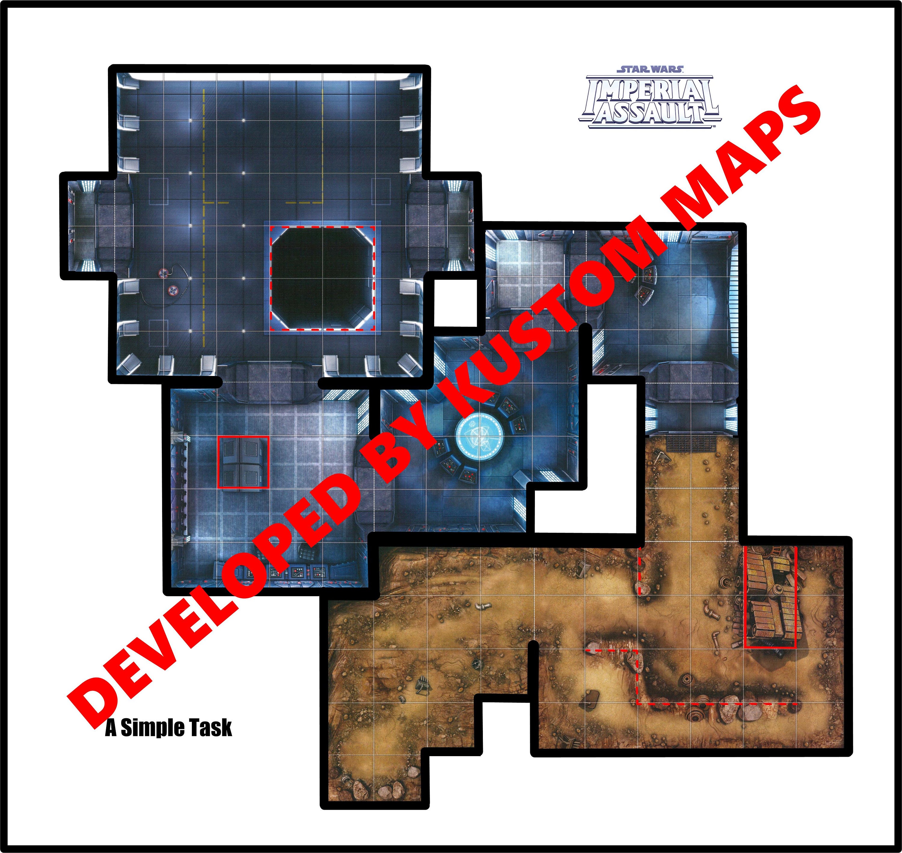 A SIMPLE TASK Campaign Map for Imperial Assault Core Set. - Etsy